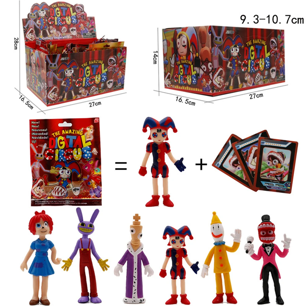 Figuras-de-acci-n-de-circo-Digital-juguetes-de-PVC-decoraci-n-incre-ble ...