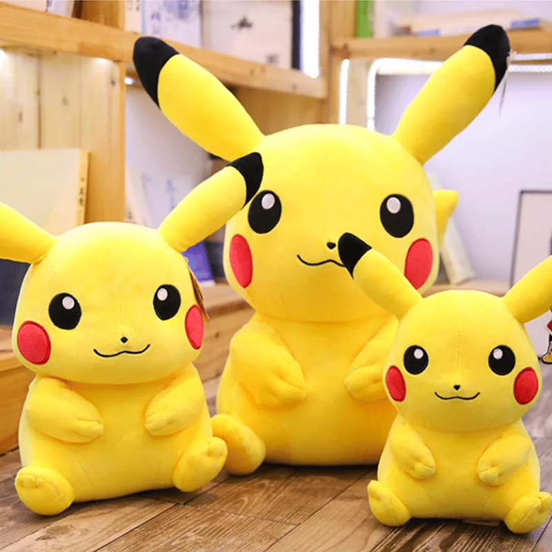 Pokemon Pikachu Plush Toy Cartoon & Cute Anime Children's Toy Stuffed ...