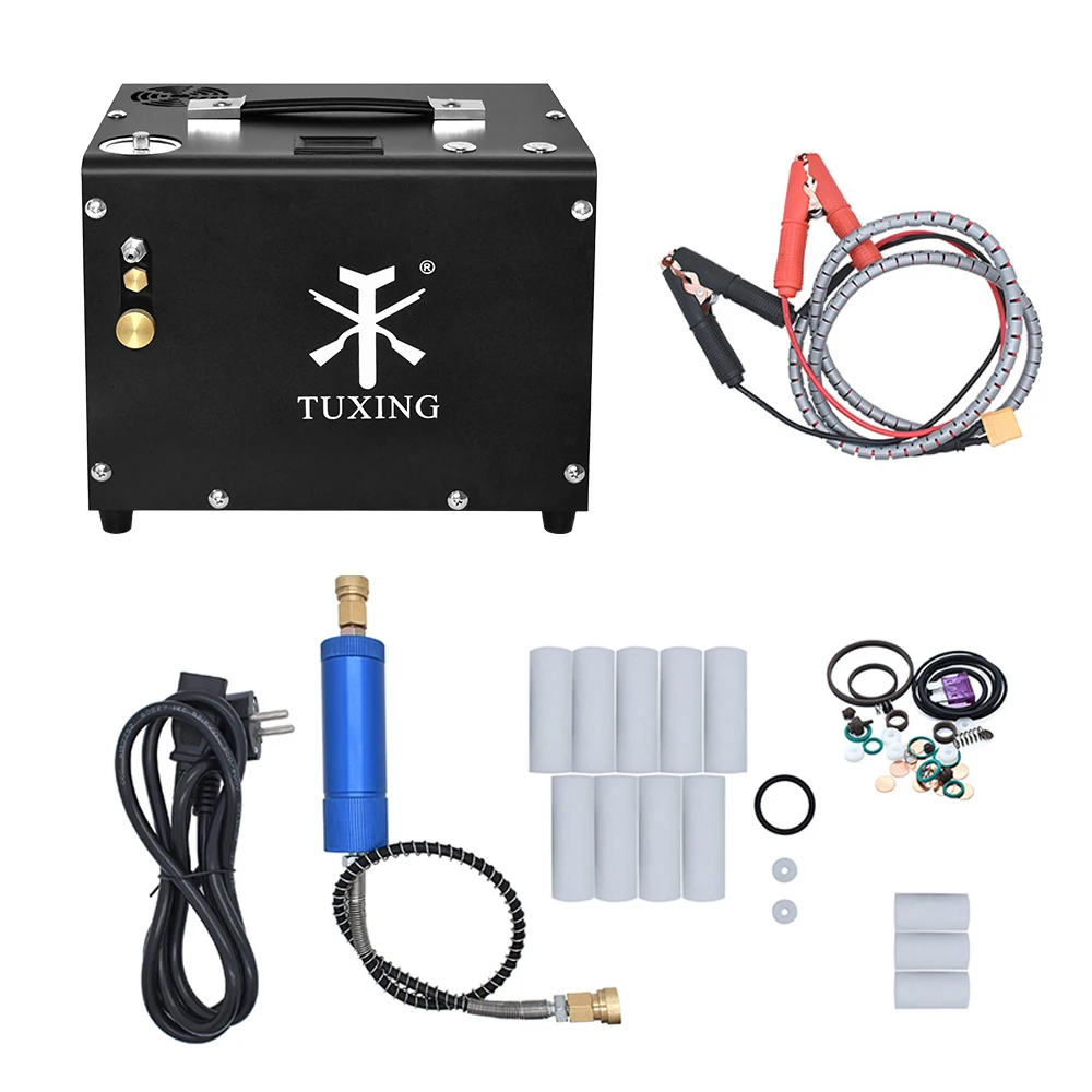TUXING-4500Psi-300Bar-TXET062-12V-PCP-Air-Compressor-High-Pressure ...