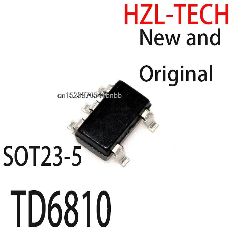 10PCS New and Original SOT23 SMD SOT23-5 buck DC-DC Regulator new original TD6810
