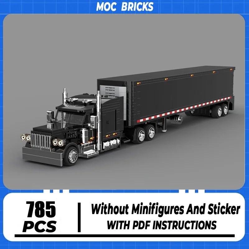 Famous-Cars-Moc-Building-Block-Bilt-379-Model-Technical-Bricks-DIY ...