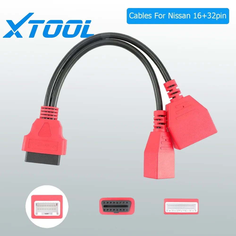 Original-XTOOL-16-32-Pin-Male-To-OBD2-Cable-for-Nissan-Gateway-Adapter ...