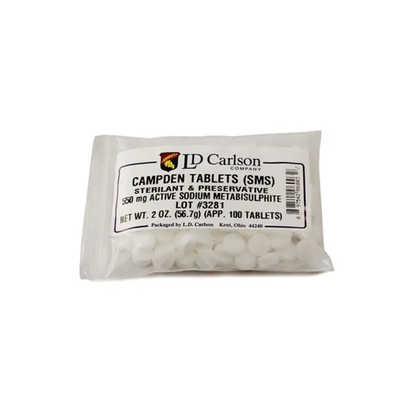 30pcs Campden Tablets 가정용 양조 와인/맥주 주류 방부제 가정용 와인 제작 공예 맥주 소독에 사용되는 수처리 ...