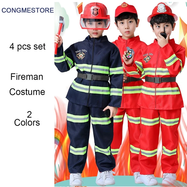 Fireman Costume For Kids
