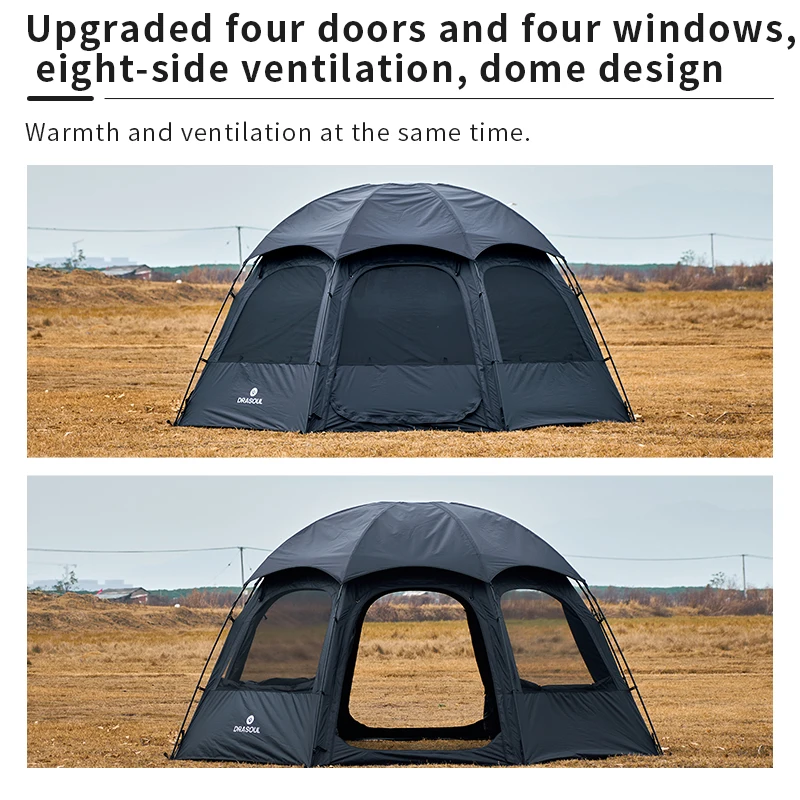 Octagonal-outdoor-ball-tent-no-installation-portable-foldable-outdoor ...