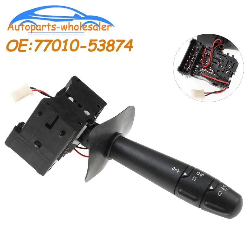 New Headlight Turn Signal Switch 77010-53874 7701053874 251570 ...