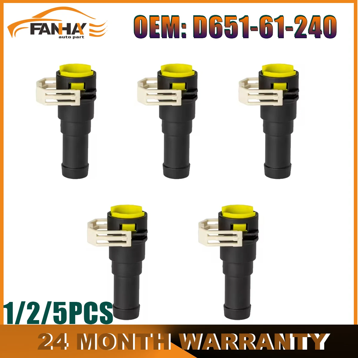 1/2/5 Uds D651-61-240 sistema de refrigeración calentador conector de ...