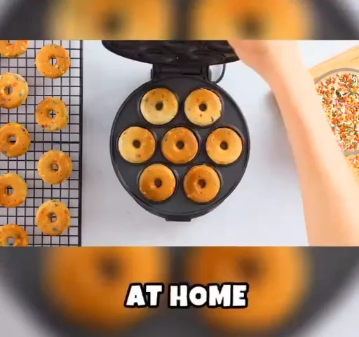 Mini Donut Maker Machine Baking Tool Desserts Makes 7 Doughnuts ...