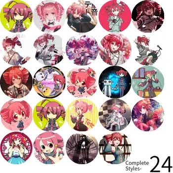 Kasane Teto Badge Brooch anchor Peripherals Pin Anime DIY Accessories ...