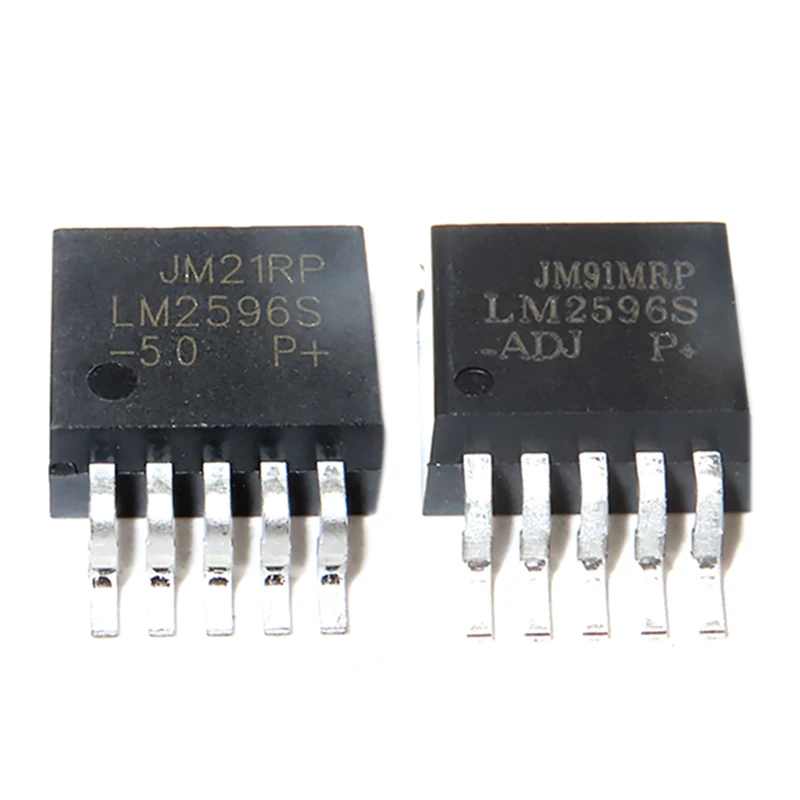 5/10PCS LM2596S-ADJ TO-263-5 LM2596 LM2596S LM2596S-5.0 Chip Regulador ...