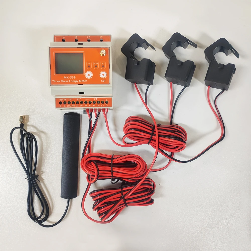 JSY-MK-339-Three-Phase-Four-Wire-Energy-Meter-4G-RS485-100A-Din-Rail ...