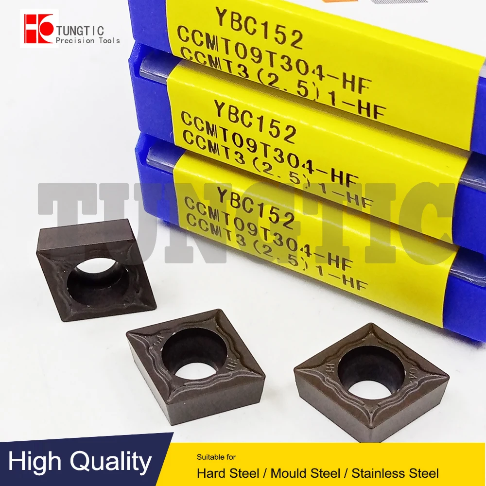 CCMT09T304-HF-YBC152-Milling-Cutter-CNC-Tools-Insert-Lathe-Machining ...