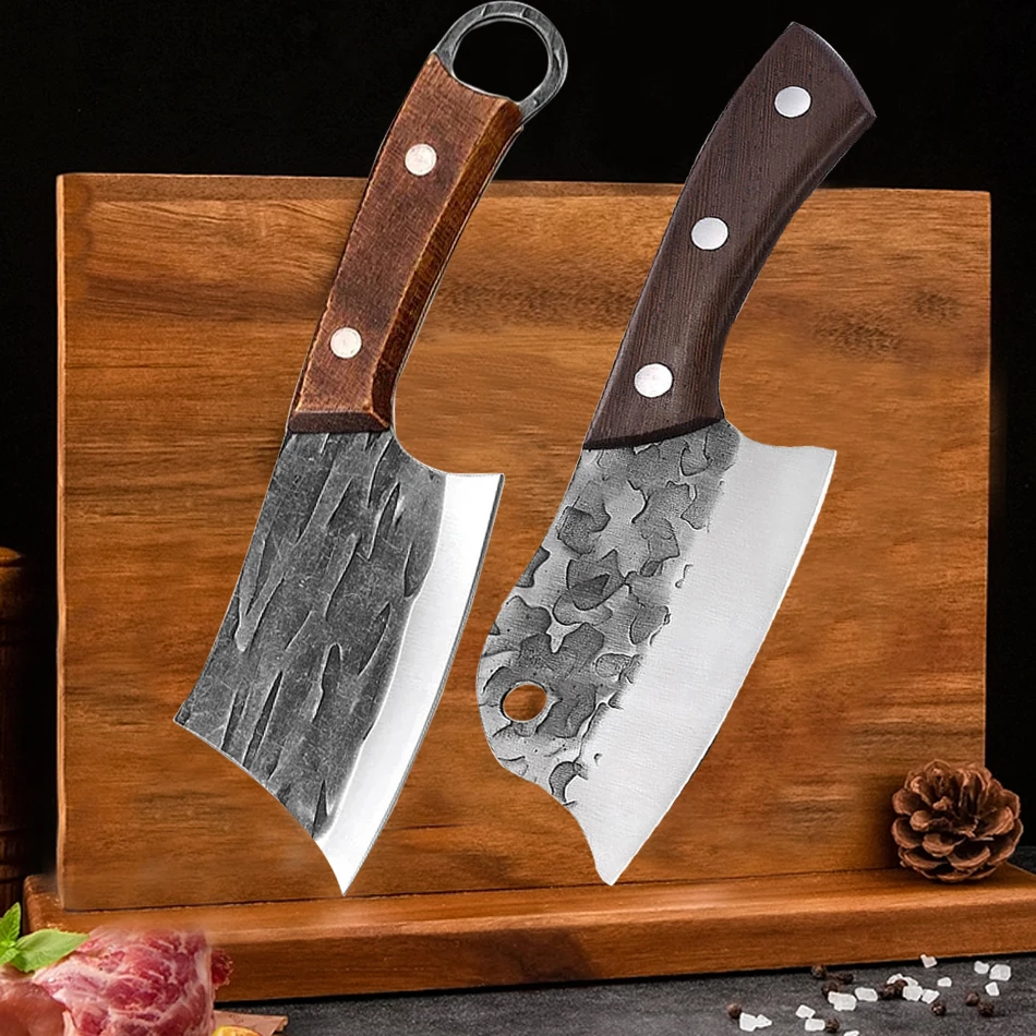 Stainless-Steel-Kitchen-Knife-Boning-Knife-Fish-Cutter-Knife-Wooden ...