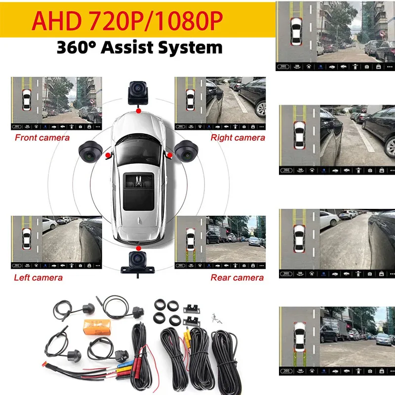 AHD720P-1080P-Car-Camera-360-Panoramic-System-Vehicle-Camera-For ...