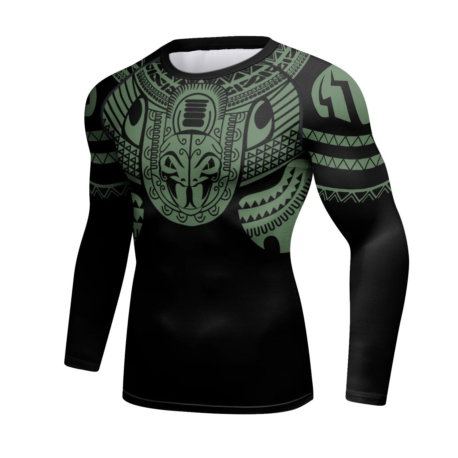 Men-s-Long-Sleeve-Sun-Protection-Clothes-Compression-Boxing-Jersey ...