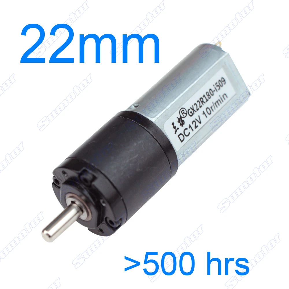 Gx22 D=22mm 6v 12v 24v Small High Torque Low Speed Strong Planetary ...