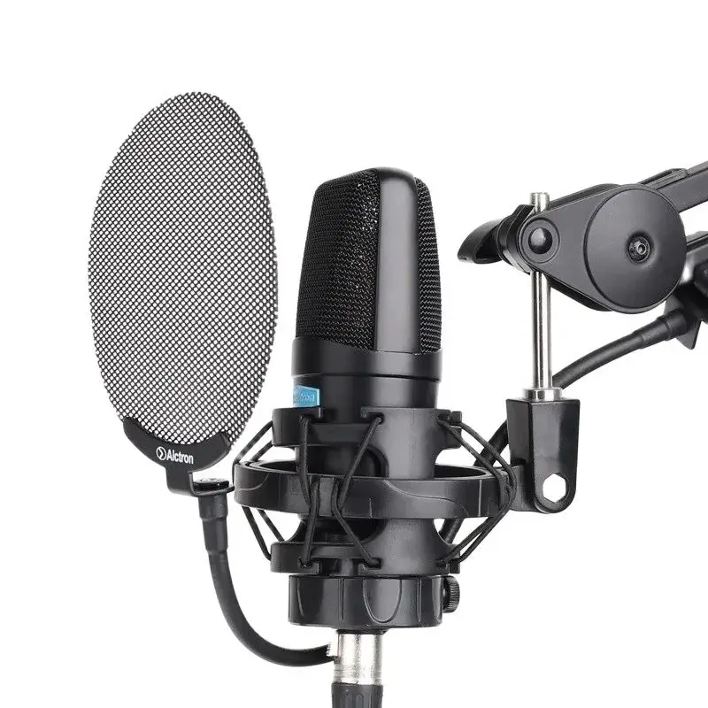 Alctron MA019B All Metal Mesh Pop Filter Protect Microphone From Spray ...