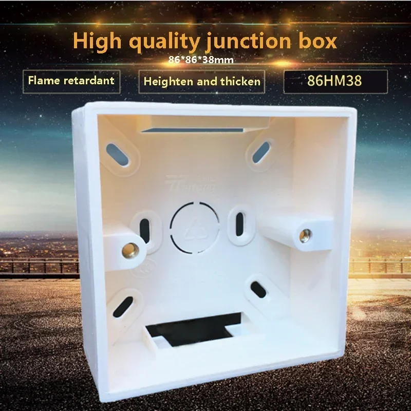 External-Mounting-Wall-Switch-Mount-Wiring-Box-86-86-38mm-for-86 ...