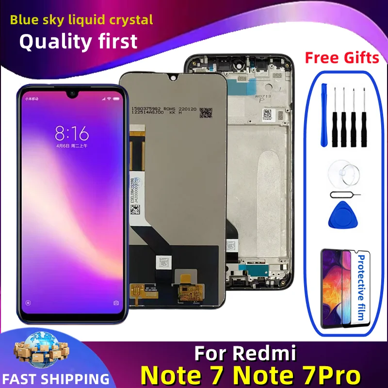 6-3-Original-For-Xiaomi-Redmi-Note-7-LCD-Display-Touch-Screen ...