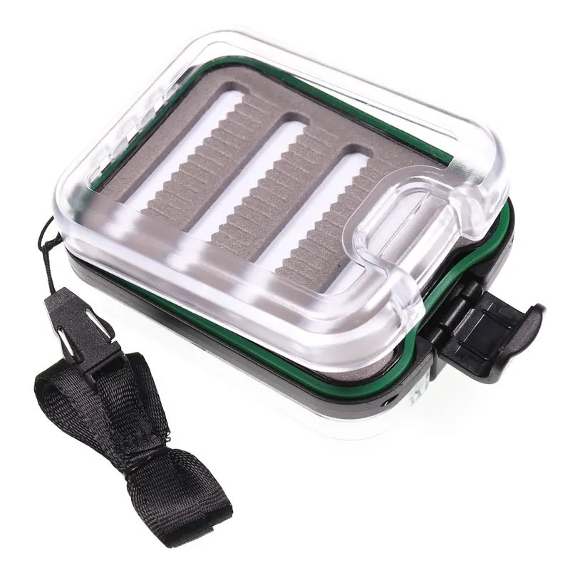 Waterproof Pocket Slit Foam Insert Fly Fishing Trout Salmon Hook Box ...