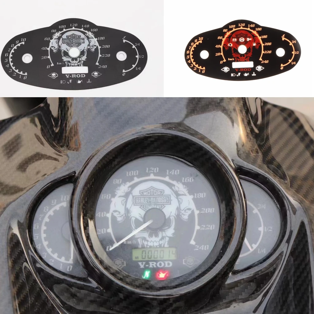 Motorcycle-VROD-NRS-NIGHT-ROD-Muscle-Speedo-Conversion-Plates-Dashboard ...