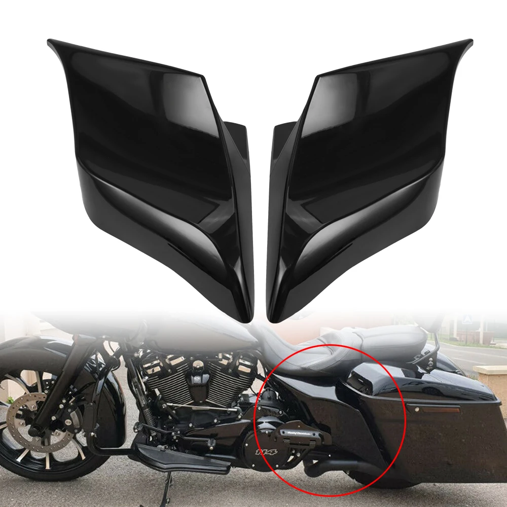 Motorcycle Stretched Extended Side Battery Cover Panels For Harley ...