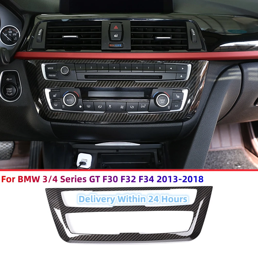 For BMW F30 Accessories 3 4 Series GT F32 F34 13-18 Interior Carbon ...