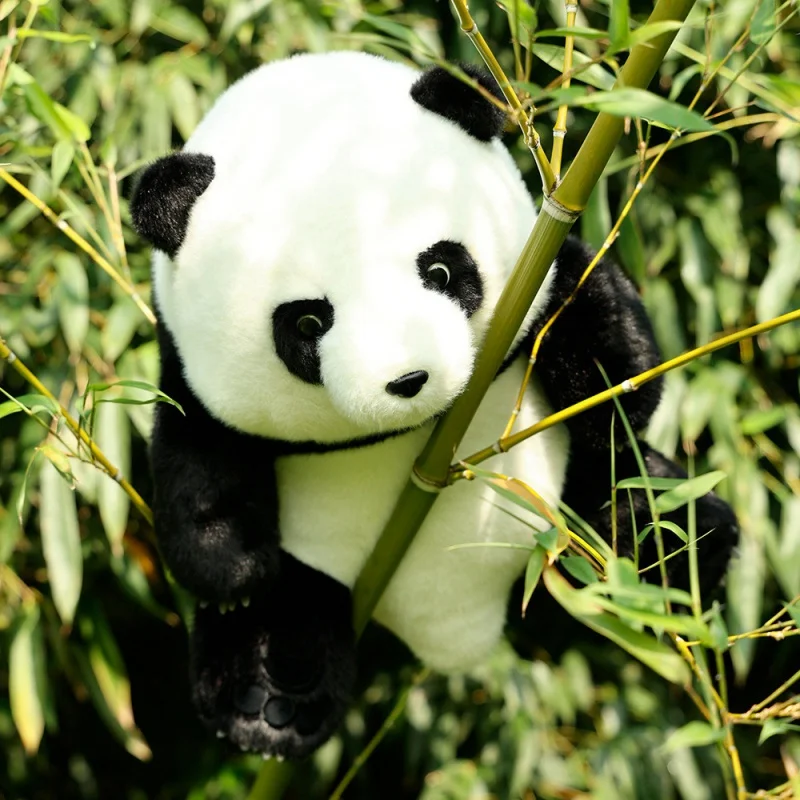 Simulation-Cute-Panda-Plush-Toy-Realistic-Lovely-Stuffed-Animals-Giant ...