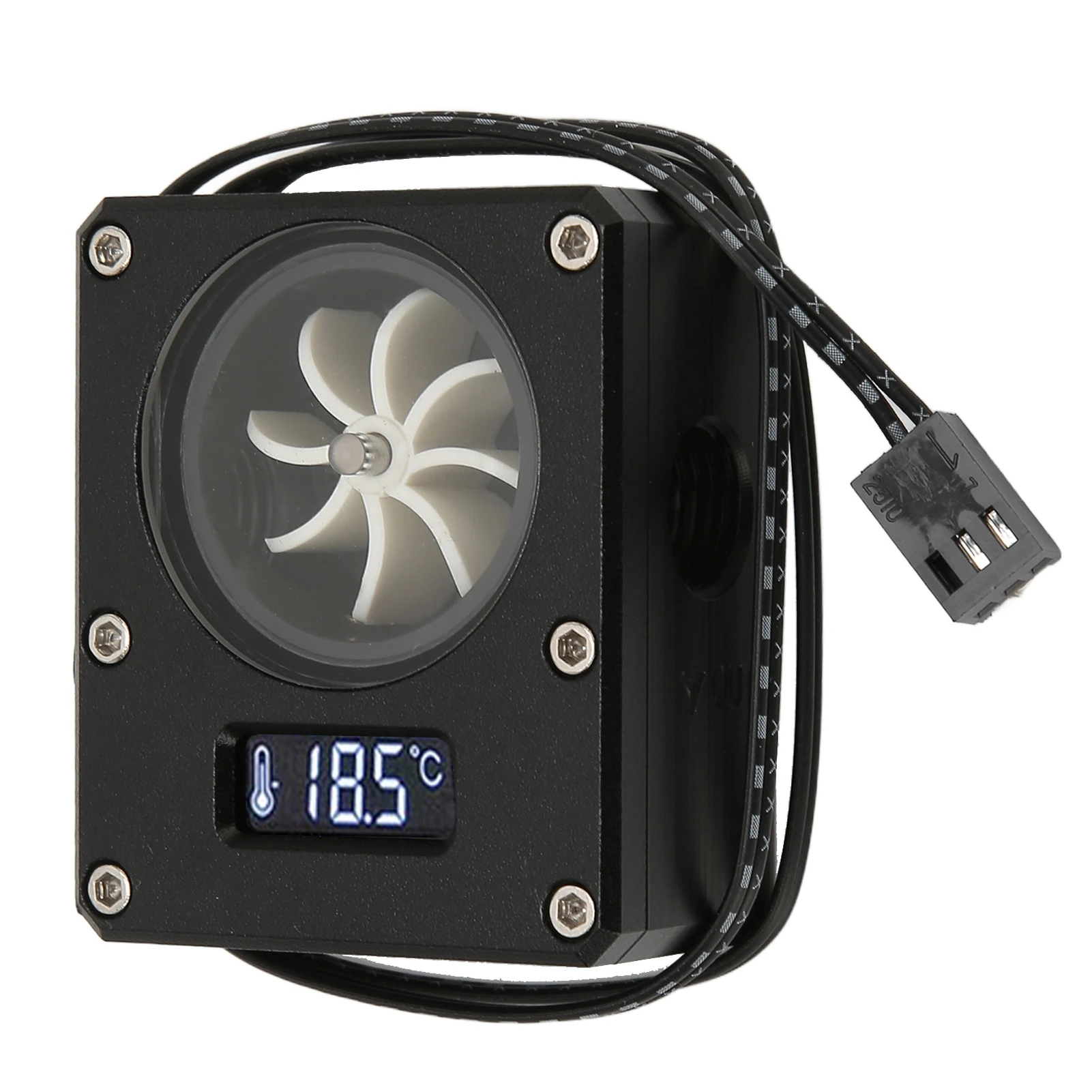 PC-Water-Cooling-Meter-12V-Small-3pin-Interface-G1-4-Thread-Durable ...