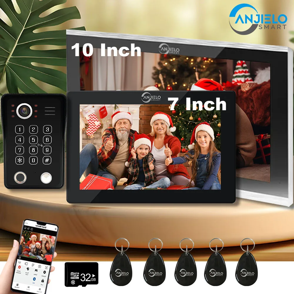 Video-Intercom-for-Home-Tuya-Wifi-7-10-Inch-Touch-Monitor-1080P-Smart ...