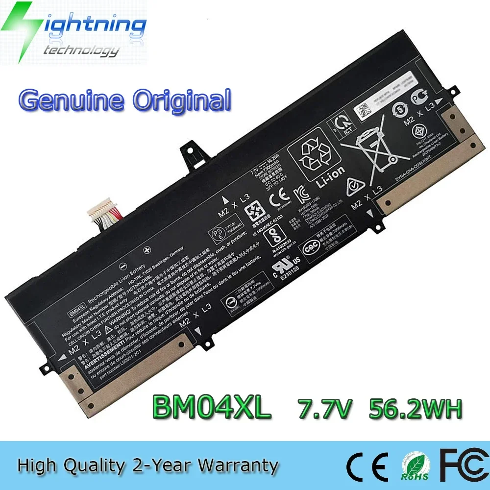 New Original BM04XL 7.7V 56.2Wh Laptop Battery for HP EliteBook X360 ...