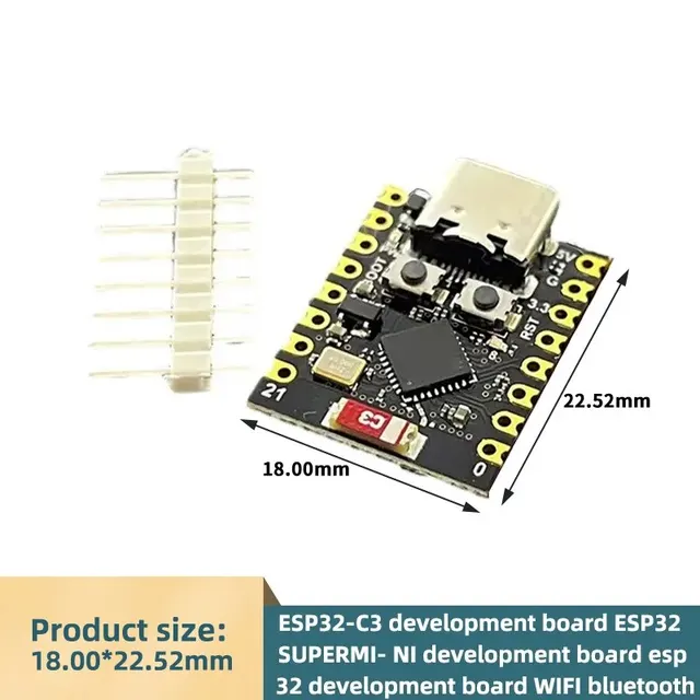 ESP32-C3, ESP32, SuperMini - Cientificosaficionados.com