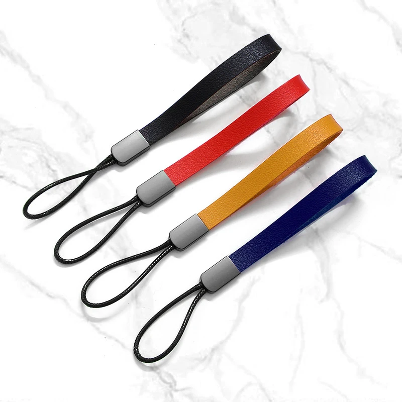 High quality Long Wristband Car Keychains Pendant Bright Color PU ...