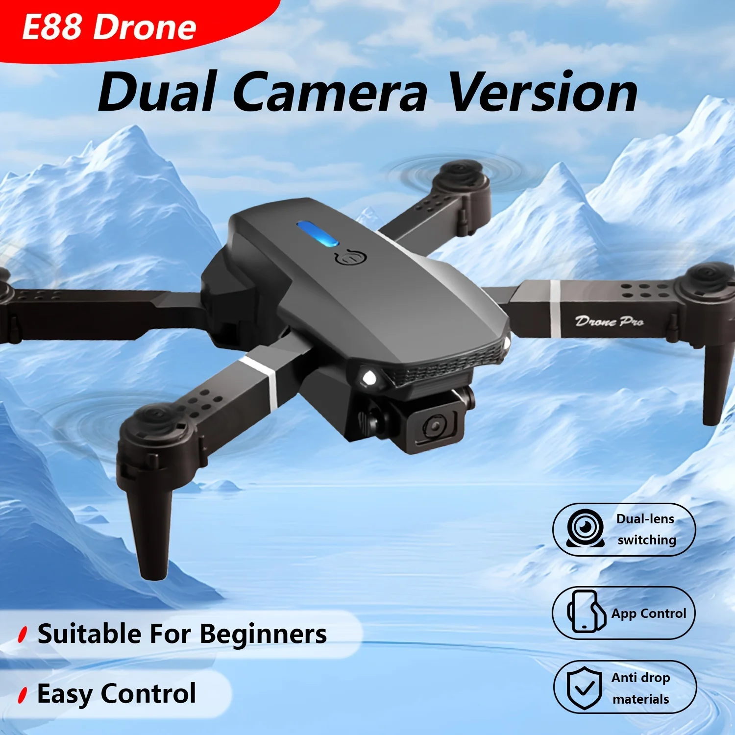 2024-E88Pro-RC-Drone-4K-Professinal-With-3-Battery-1080P-Wide-Angle-HD ...