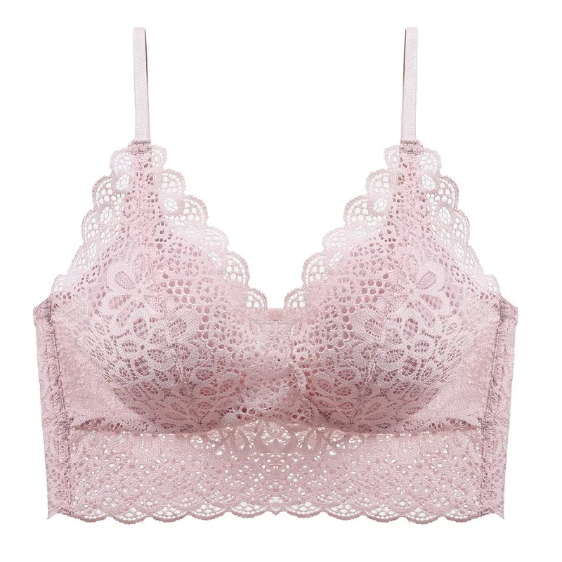 Sexy-Lace-Strap-Tank-Top-Bra-Without-Steel-Ring-New-Summer-Fashion ...
