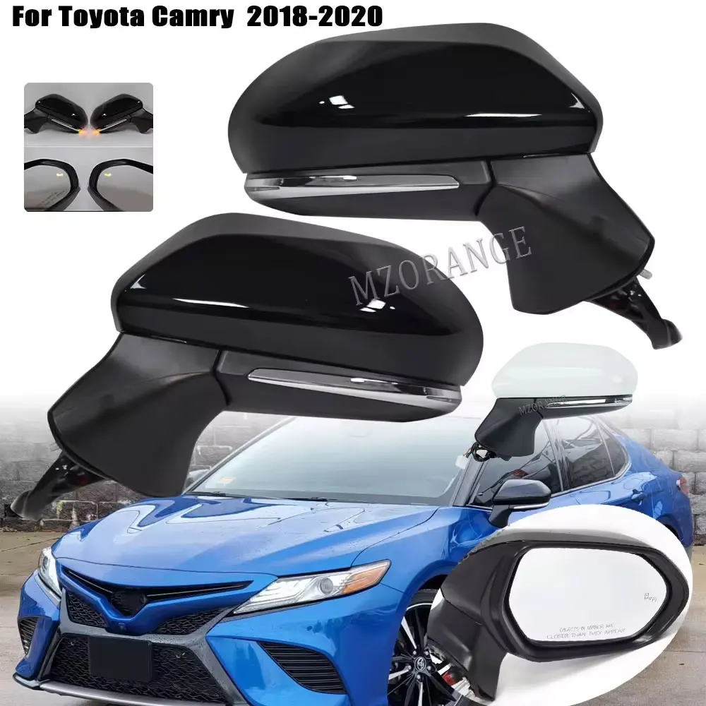 Rear View Mirror For Toyota Camry 2018 2019-2021 Car Side Wing Door ...