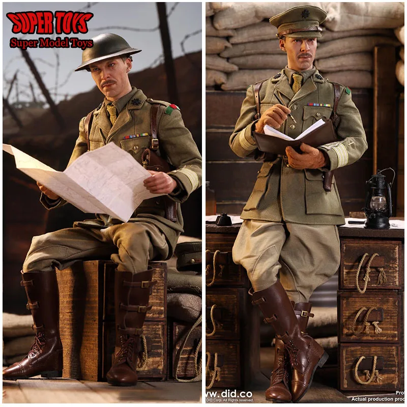 DID B11012 1/6 Scale Full Set Male Soldier WWI British Army Colonel ...