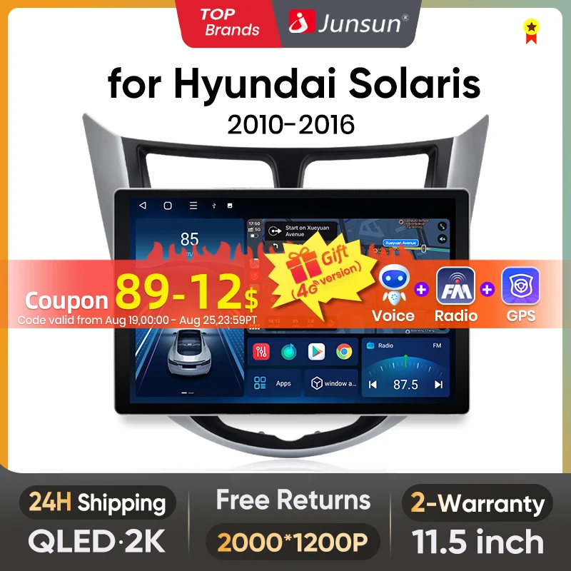 Junsun-V1-AI-Voice-Wireless-CarPlay-Android-Auto-Radio-for-Hyundai ...