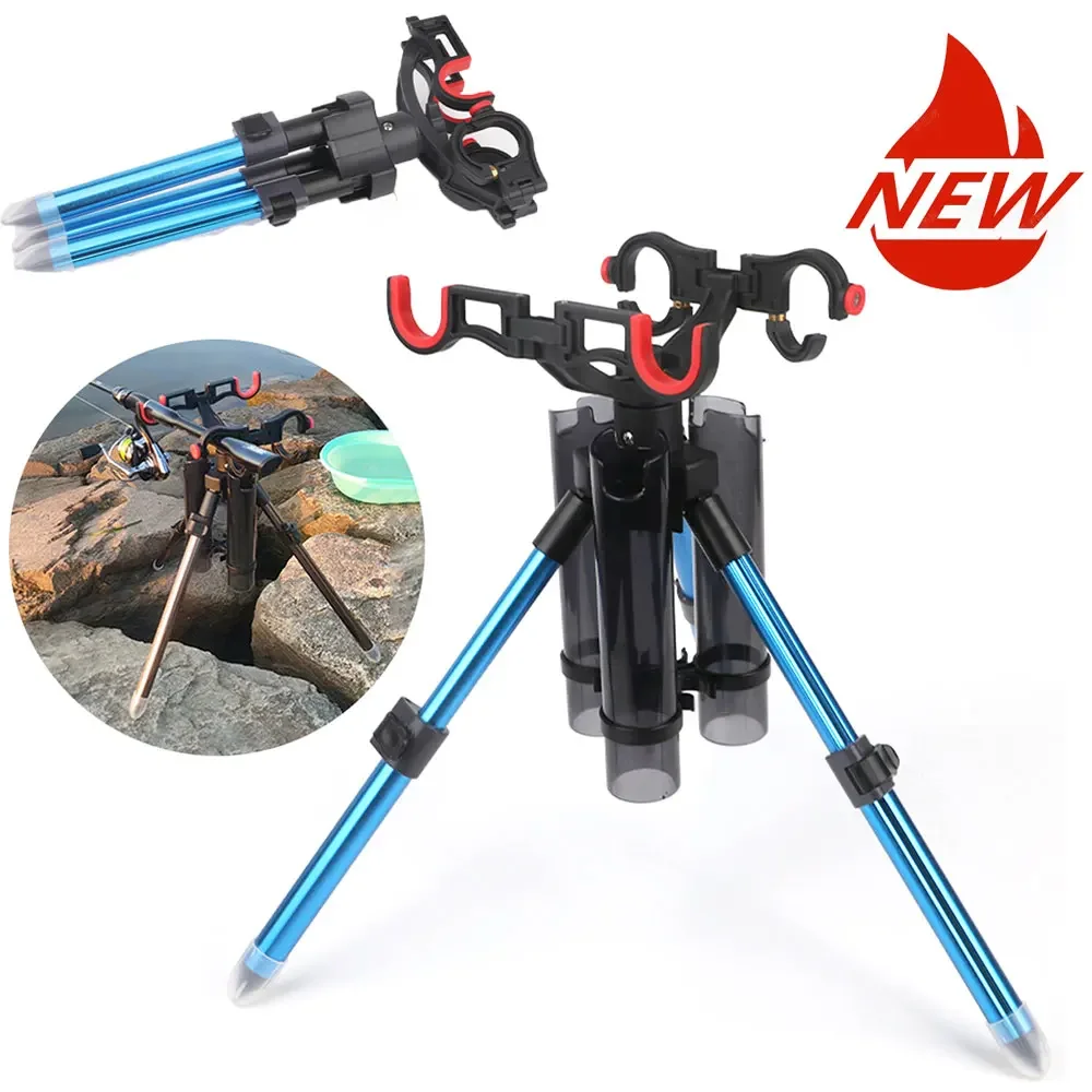Tripod-Fishing-Rod-Holders-Portable-Luya-Fishing-Pole-Support-Aluminum ...