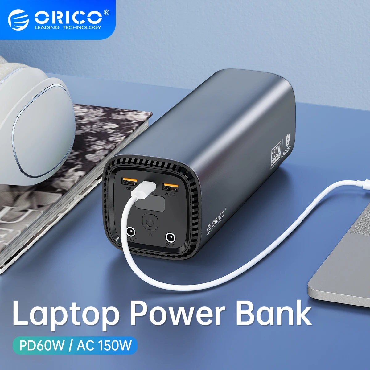 Orico notebook power bank 144wh pd60w dc ac banco de energia de ...