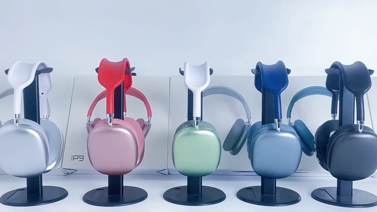 P9 Wireless Bluetooth Headphone Noise Cancelling Earphones Mic Pods ...