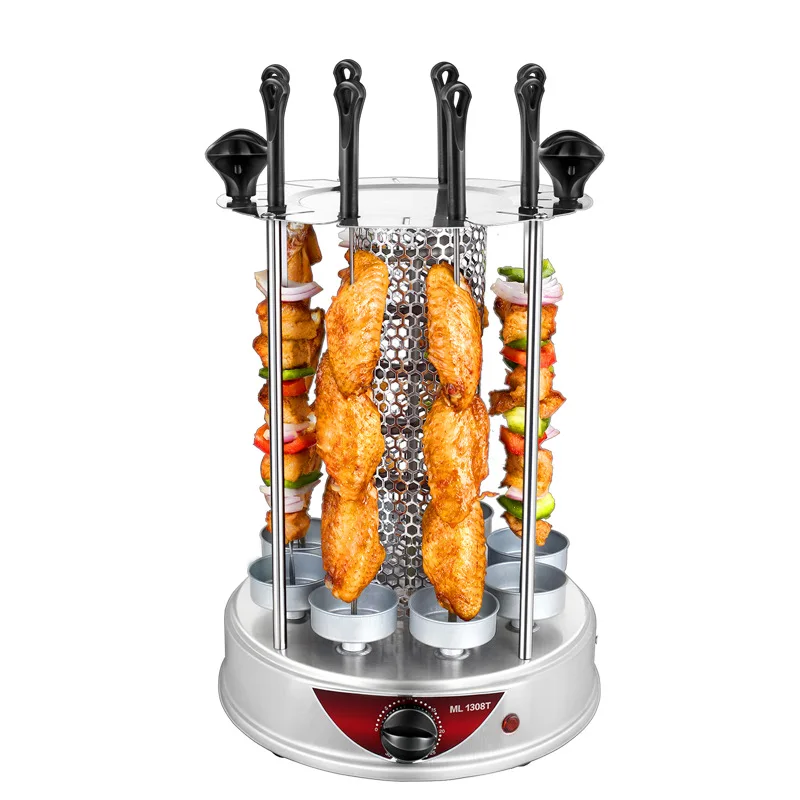 Electric-BBQ-Grill-6-8-10-Sticks-Automatic-Revolving-Vertical-Grill ...