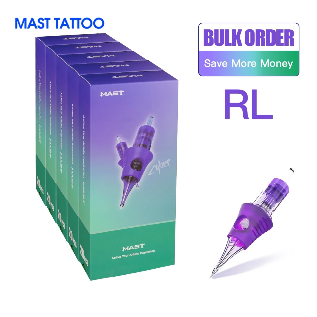 3-5-10-Boxes-RL-Mast-Pro-Tattoo-Cartridge-Needles-Supply-Makeup ...