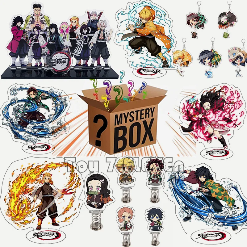 Demon Slayer Mystery Box Acryl Stand Model Grabbelton Kimetsu Geen ...