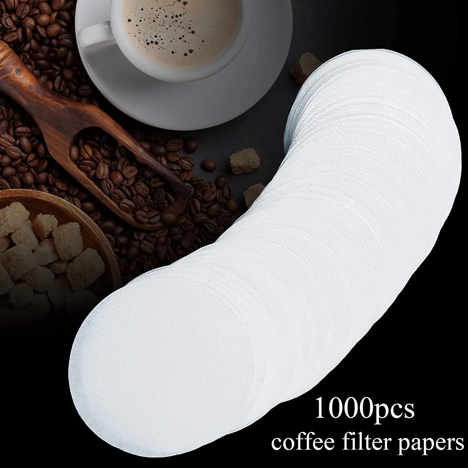 Replacement-Paper-Filters-Paper-Coffee-Filter-Round-Coffee-Maker ...