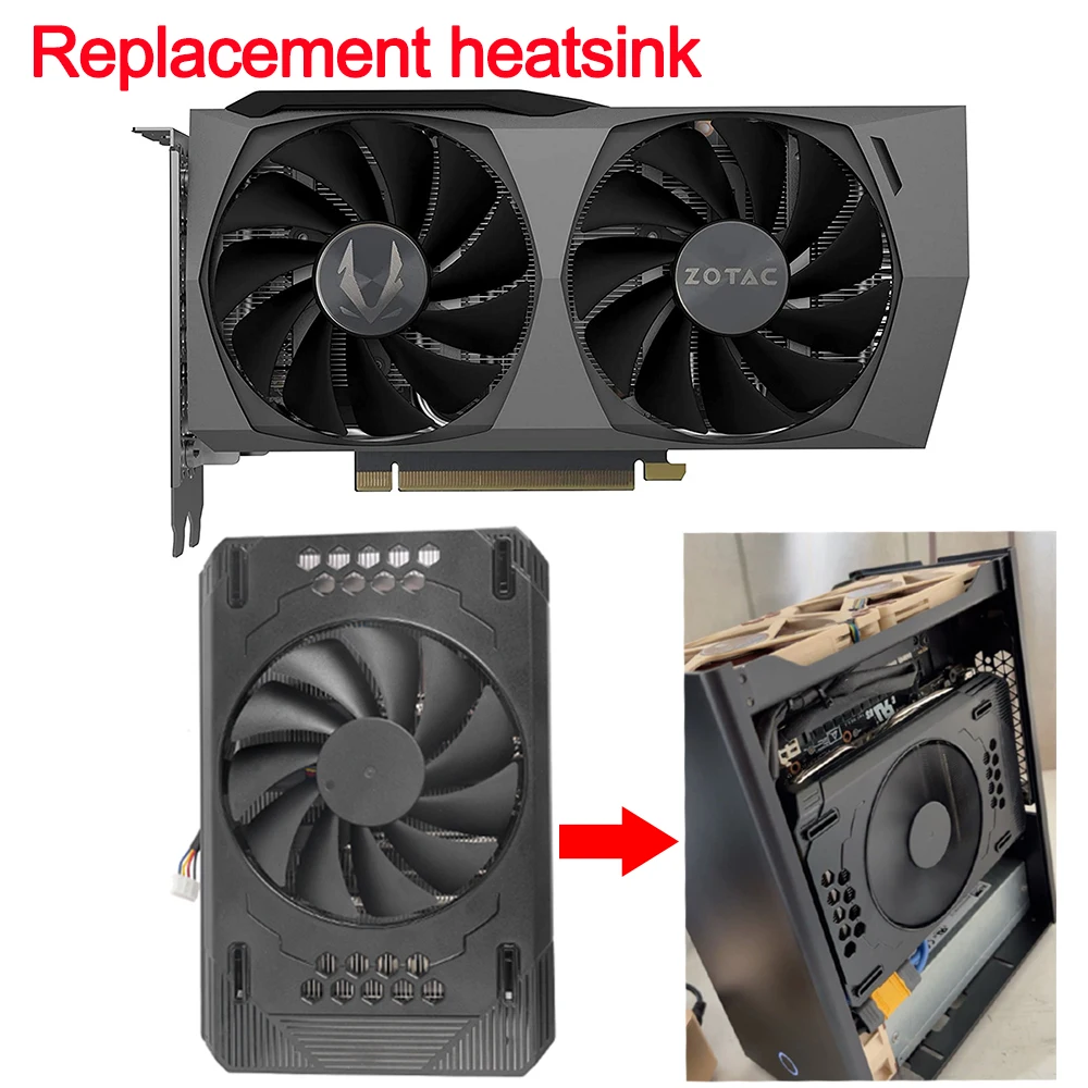 New DIY Replace RTX 3060Ti GPU HeatSink Retrofit For Zotac RTX 3060 Ti ...