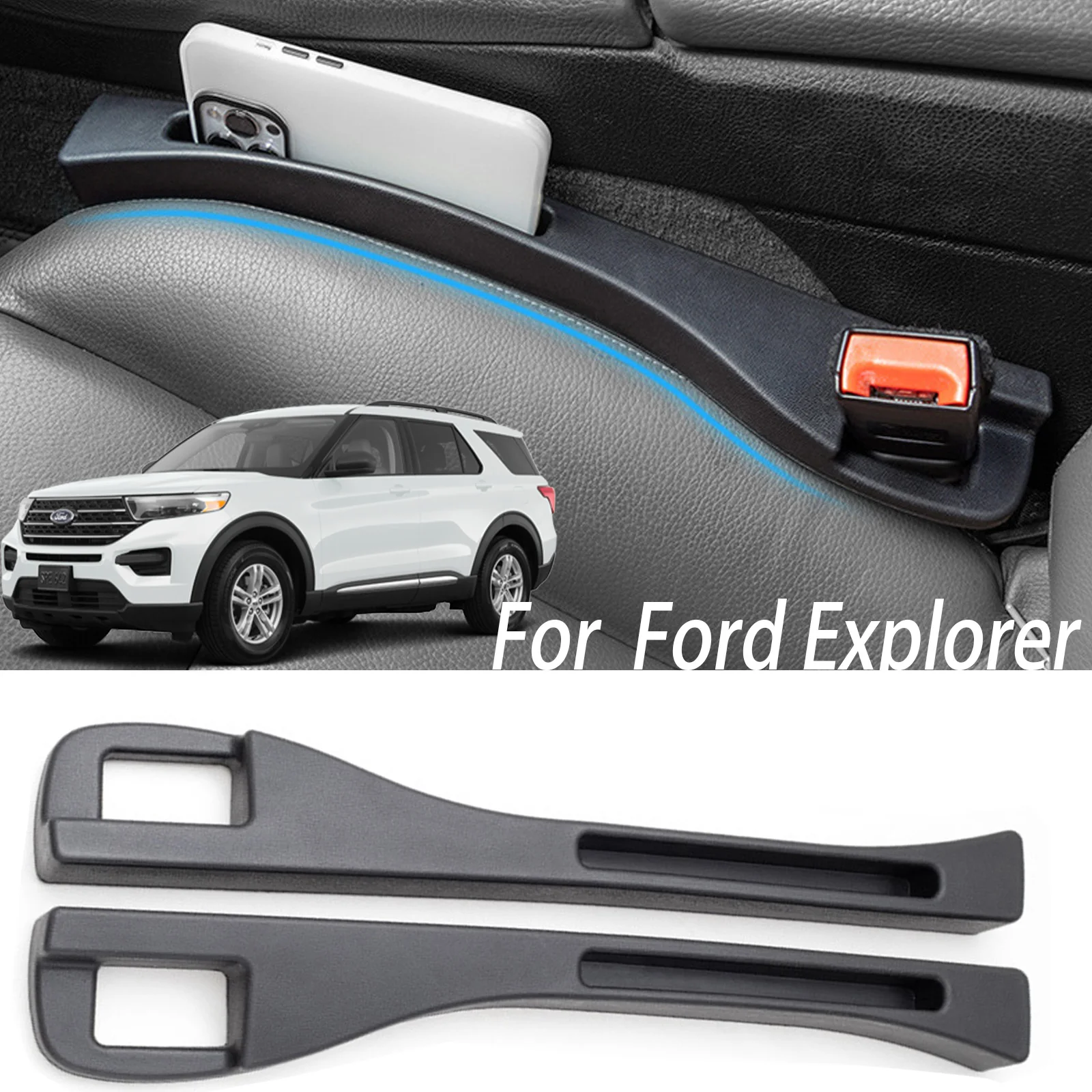Car-Seat-Crevice-Organizer-Storage-Seat-Gap-Filler-Plug-Filling-Strip-For-Ford-Explorer-U152 ...