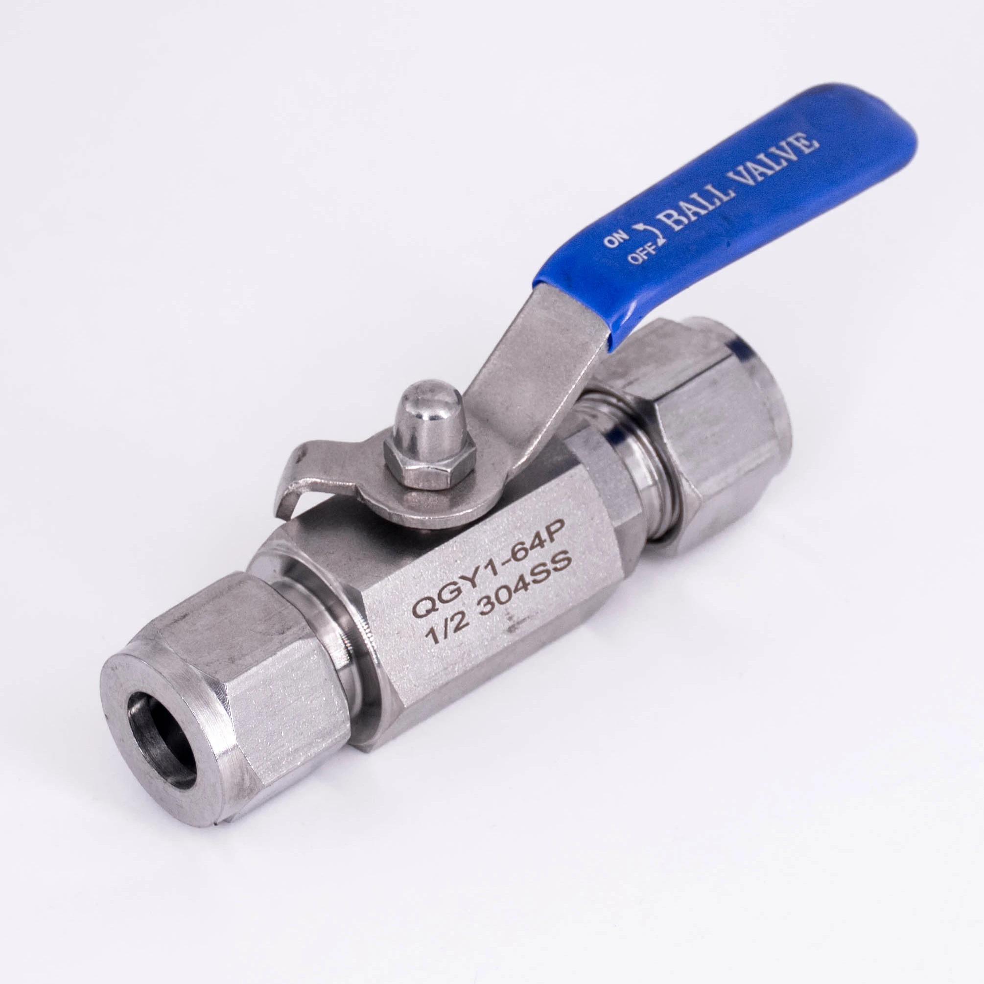 Fit 6/8/10/12/14mm 1/4" 3/8" 1/2" Tube OD Compression Ball Valve 304 ...