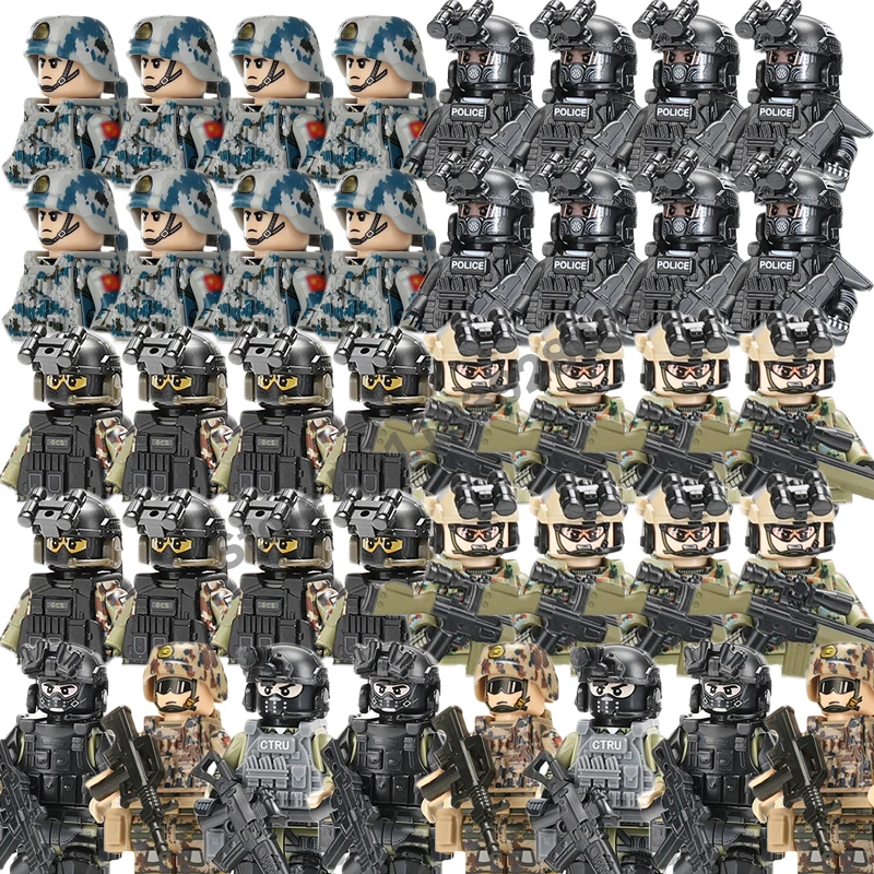 Modern Military Figures Building Blocks Specia Force Russia Russia ...