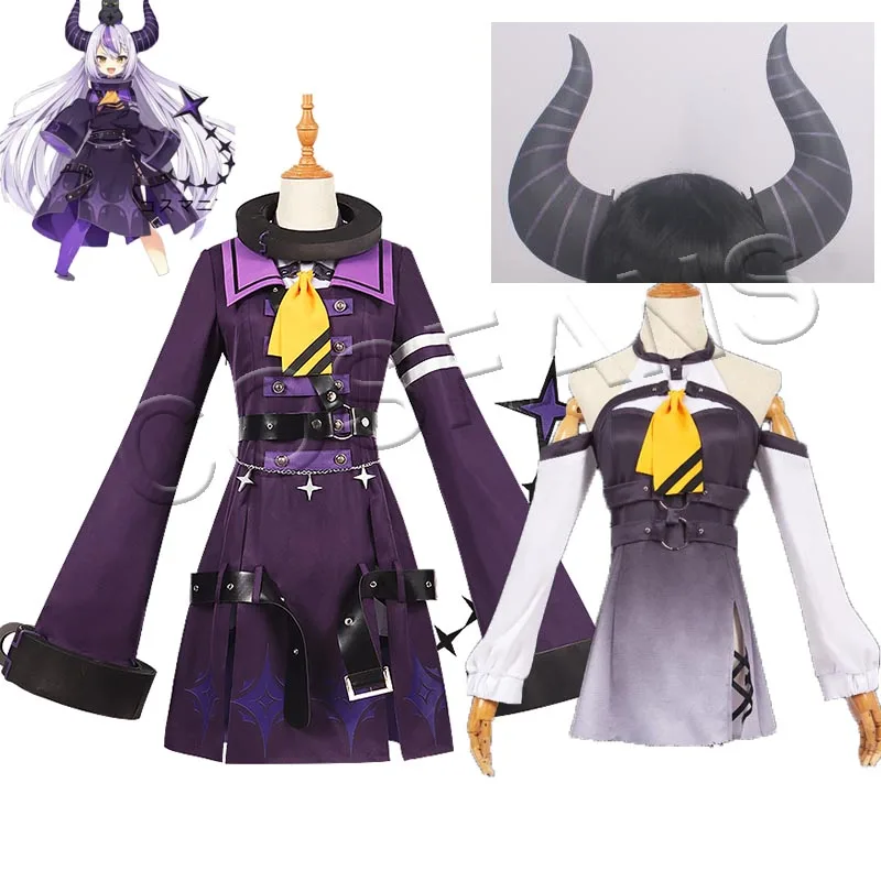 Vtuber Hololive Lapras Darknesss Cosplay Costume Game Suit Uniform ...